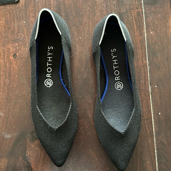 Rothy's | Shoes | Euc Rothys Black Classic Shoe | Poshmark